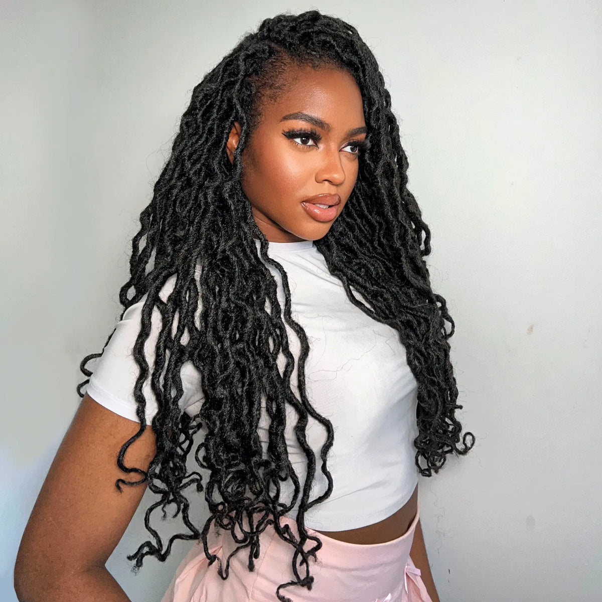 Curly Locs Crochet Hair Toyotress Mermaid Locs Hair Extensions